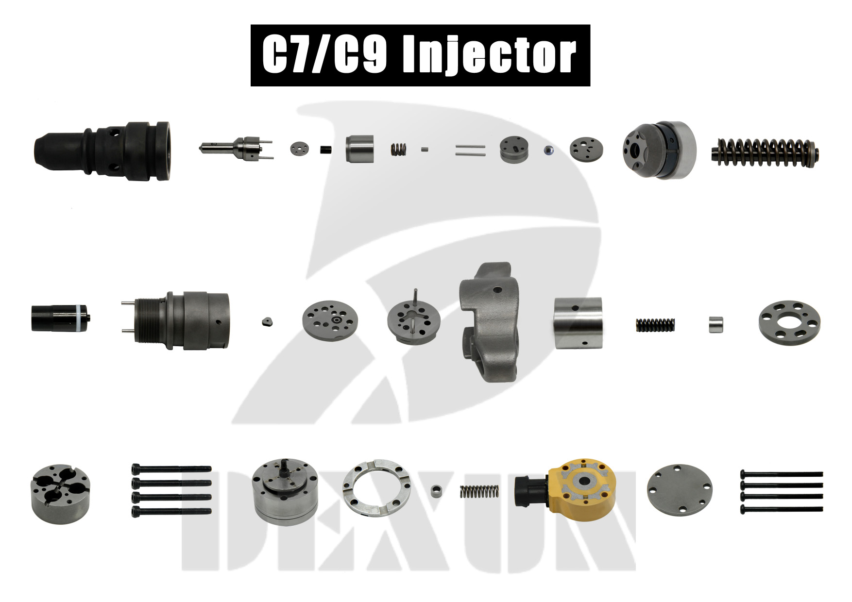 Caterpillar HEUI C7 C9 Injector Exploded Diagram Sharing
